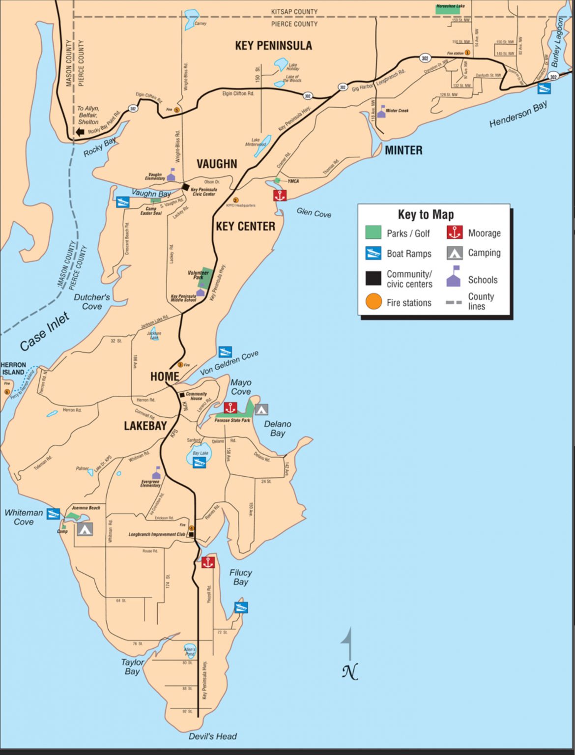 Key Peninsula Area Map – Key Peninsula Council